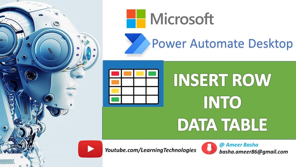 Adding Rows To Data Tables In Power Automate Desktop - Genspark