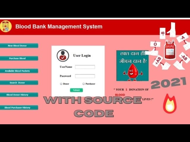 Creating a Blood Donation Management System Website Using Java - Genspark