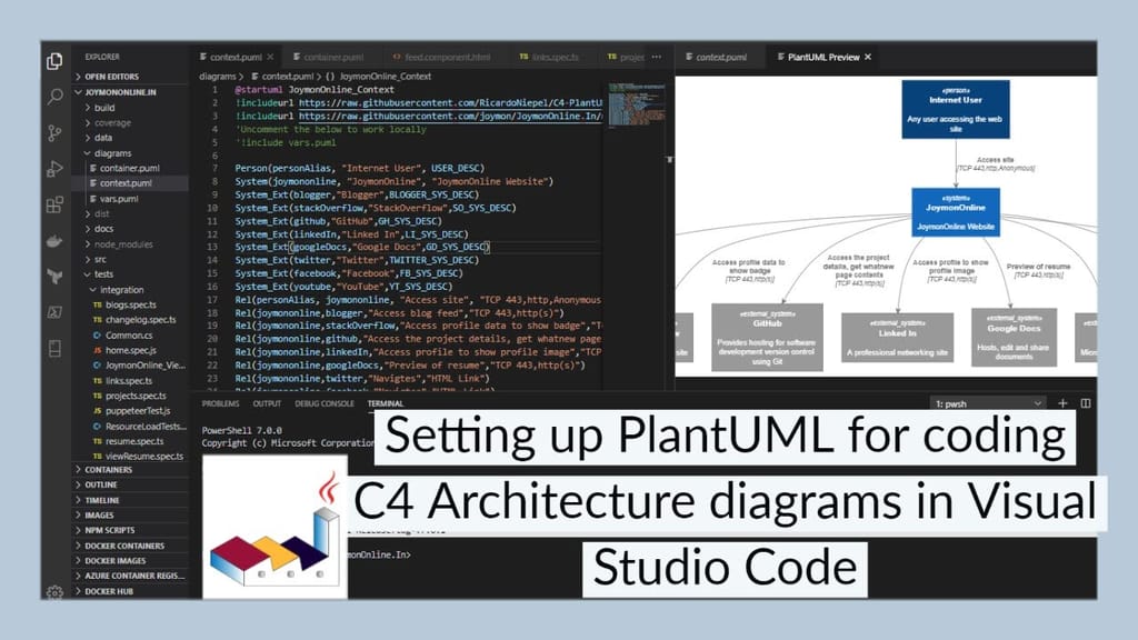 Visual Studio CodeでのPlantUMLの使用方法 - Genspark