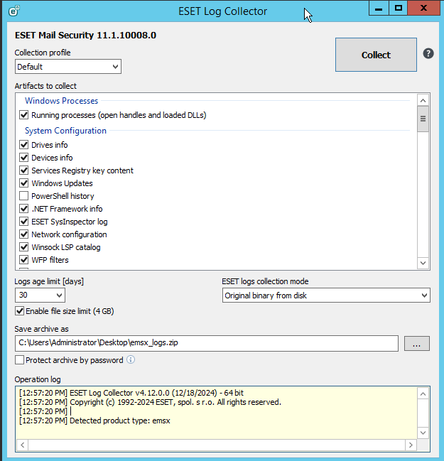 Eset Log Collector 使用方法 - Genspark