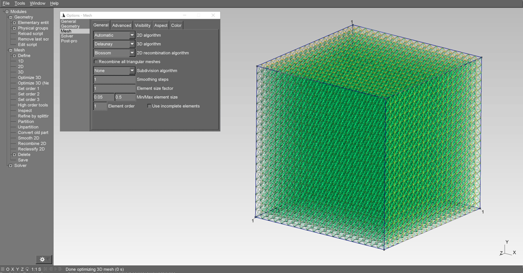 Gmshで生成した2Dメッシュを用いた有限要素解析の実施方法 - Genspark