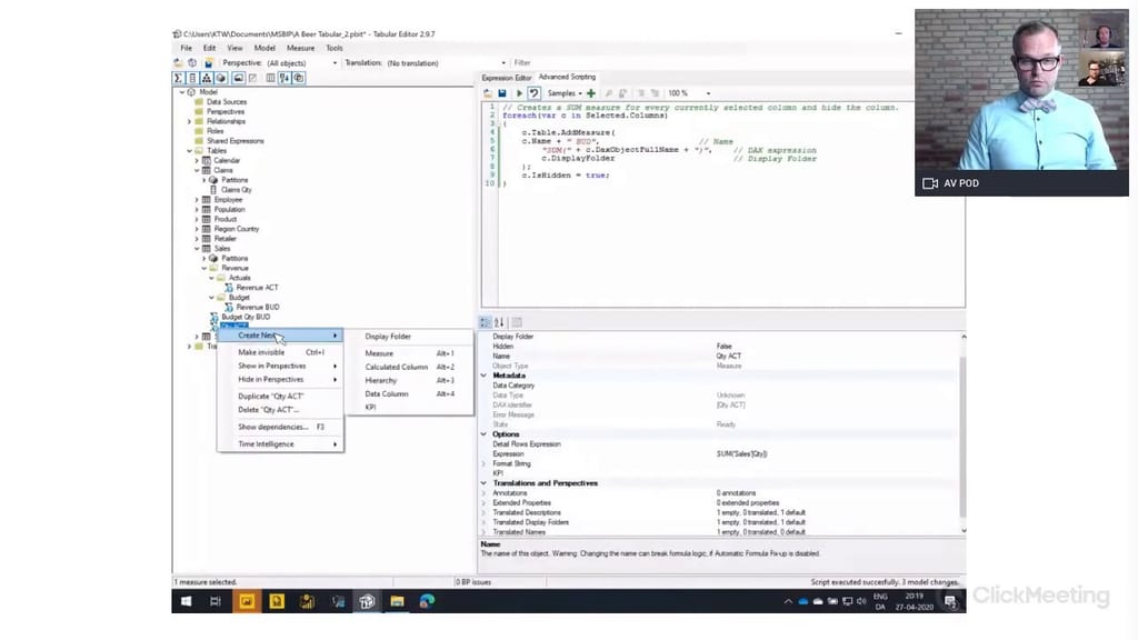 Power BIとTabular Editor 2の活用 - Genspark