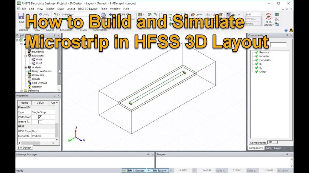 Ansys HFSS 3Dレイアウトのポート - Genspark