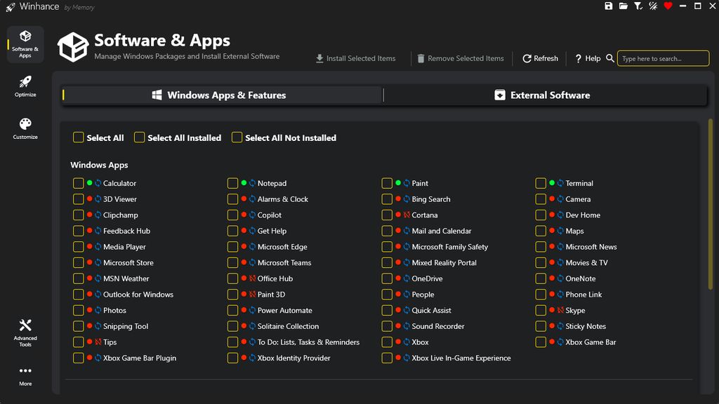 Winhance: Windowsを最適化するツール - Genspark