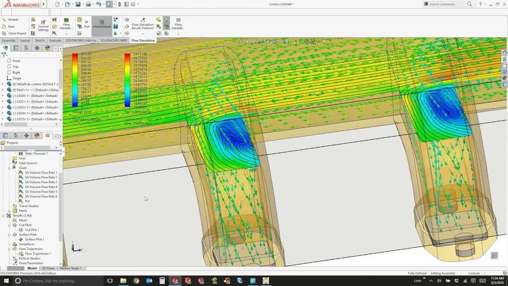 SolidWorks Flow Simulation 境界条件転送 - Genspark