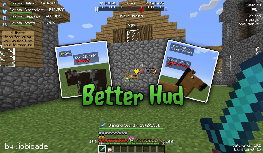 MinecraftのおすすめHUD Mod - Genspark