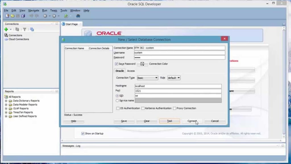 Oracle Sql Developer クライアントソフトウェアの設定 - Genspark