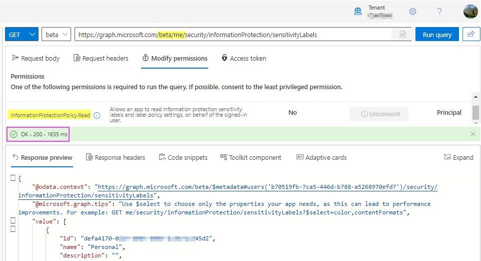 Power Automate 活用例 Sensitivity Label - Genspark