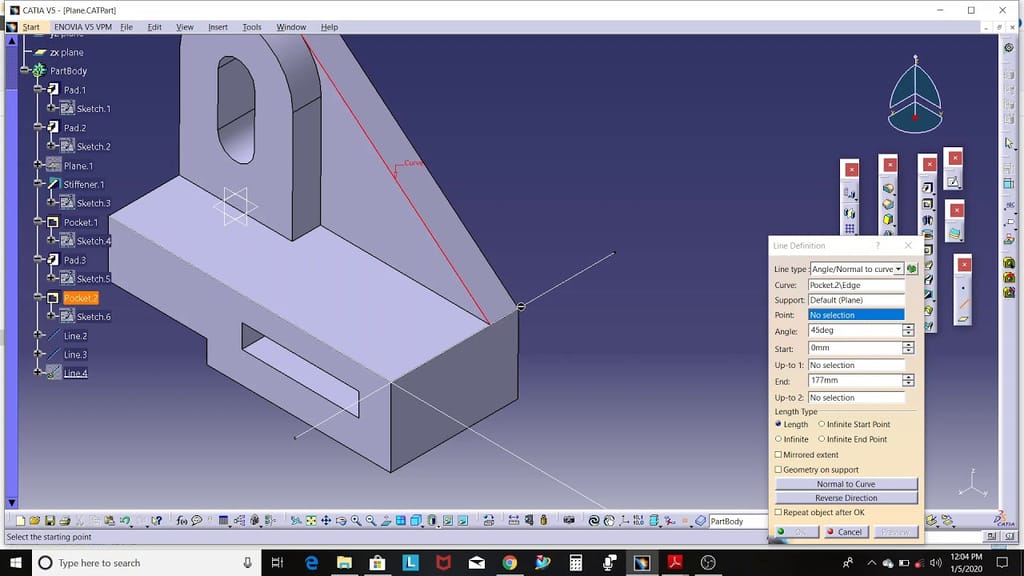Catia 終了点 編集方法 - Genspark
