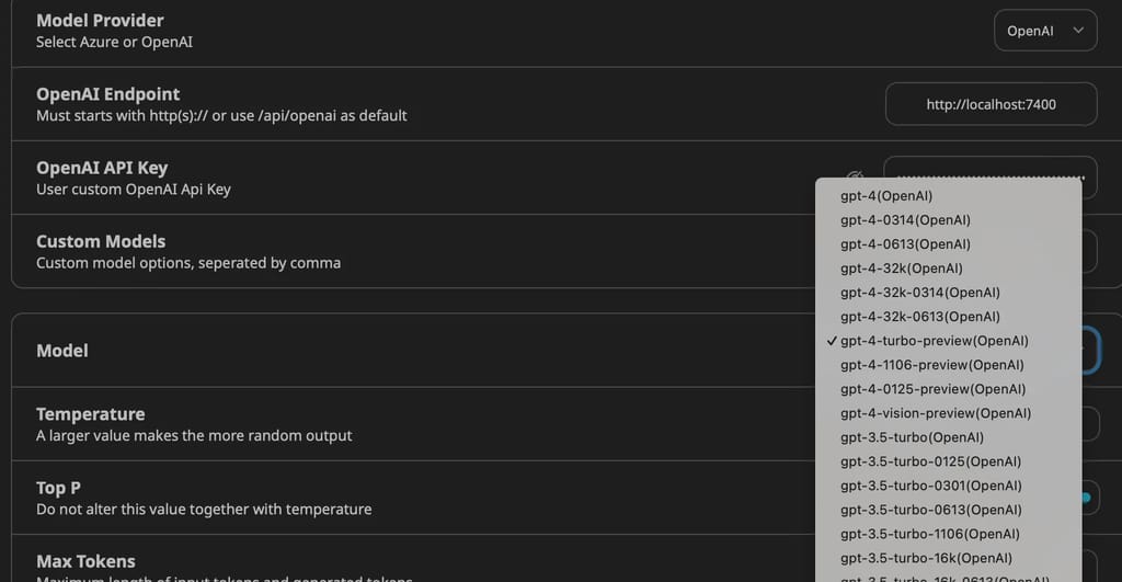Open Webui モデル設定詳細 - Genspark