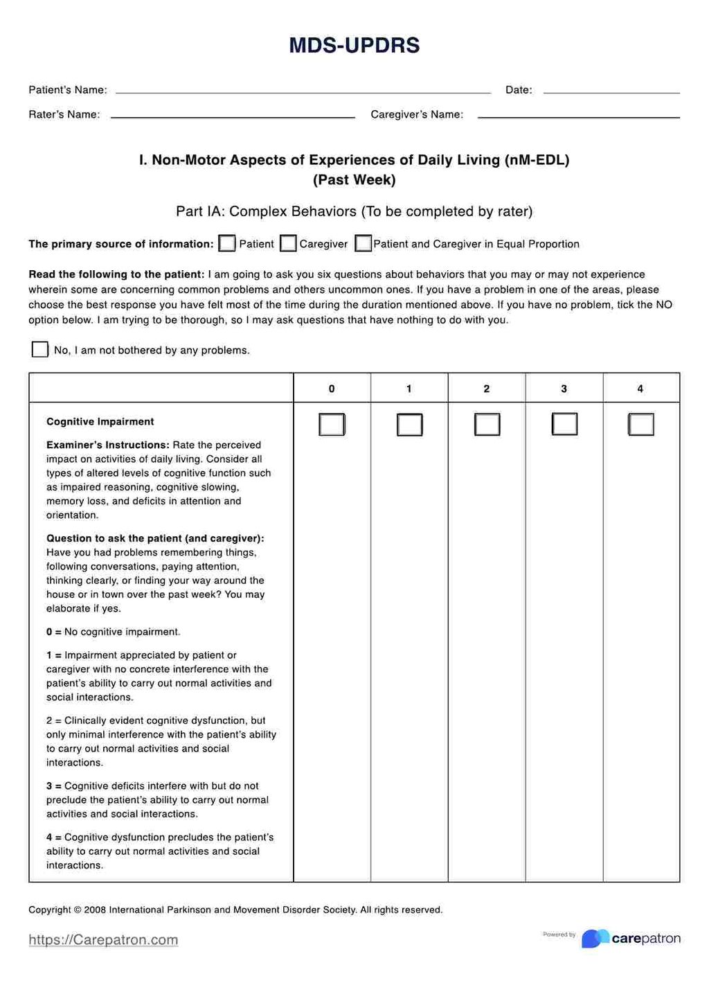 Updrs Part Iiの詳細 - Genspark