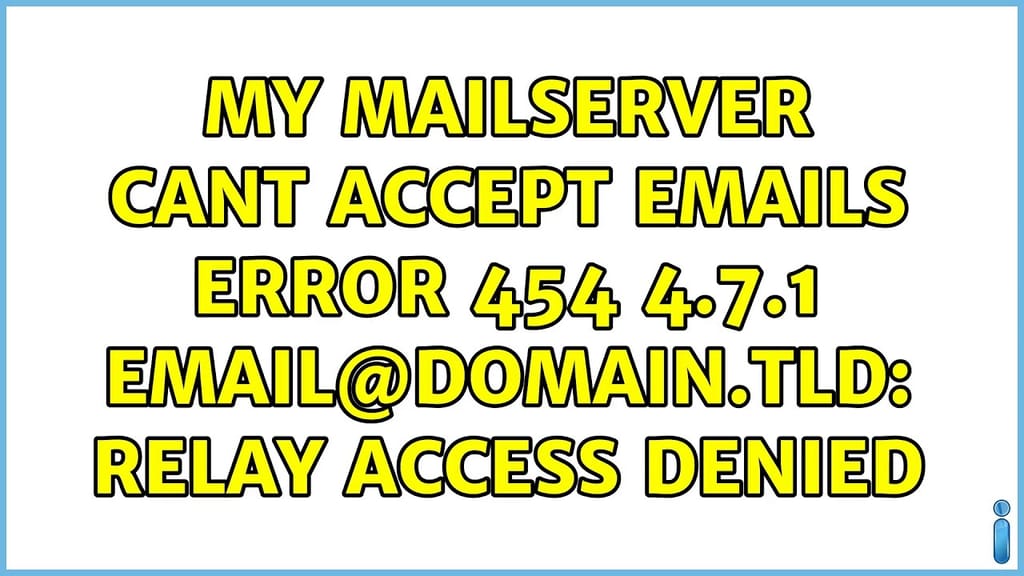 454 4.7.1 Relay Access Deniedの意味と対処法 - Genspark