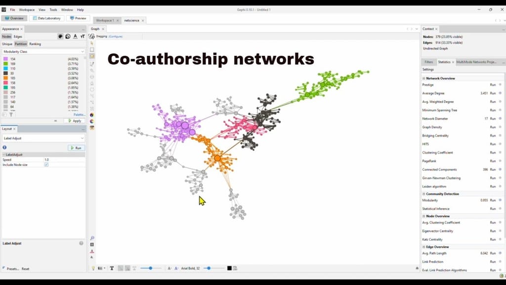 Gephiの基本的な使い方 - Genspark