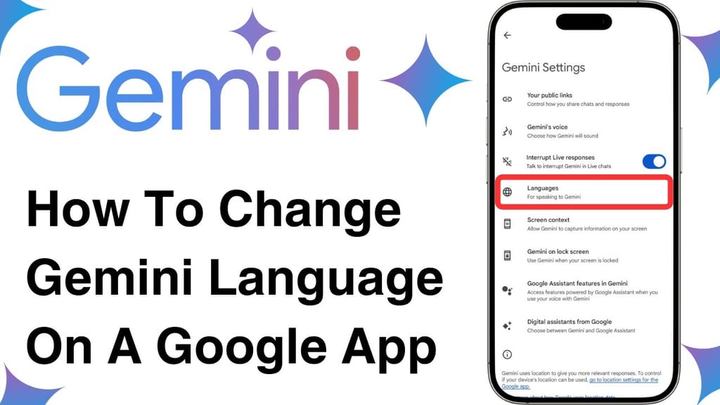 Google Geminiの言語切り替え方法 - Genspark