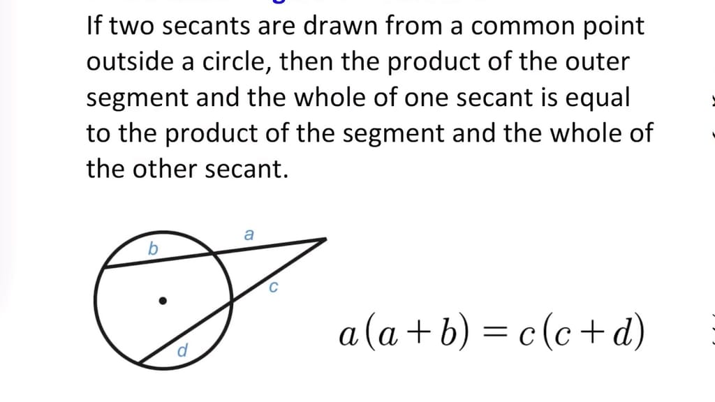 Understanding Secant Lines in Geometry - Genspark