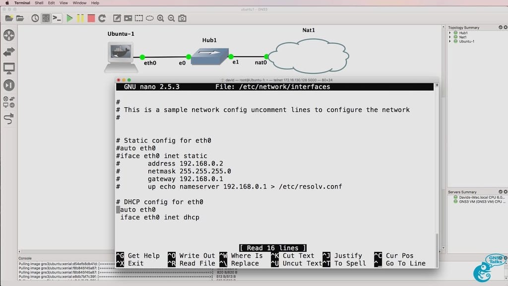 GNS3でUbuntuとDockerをインストールする方法 - Genspark