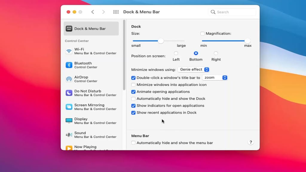 Managing Menu Bar Display on Dual Monitors for Mac - Genspark