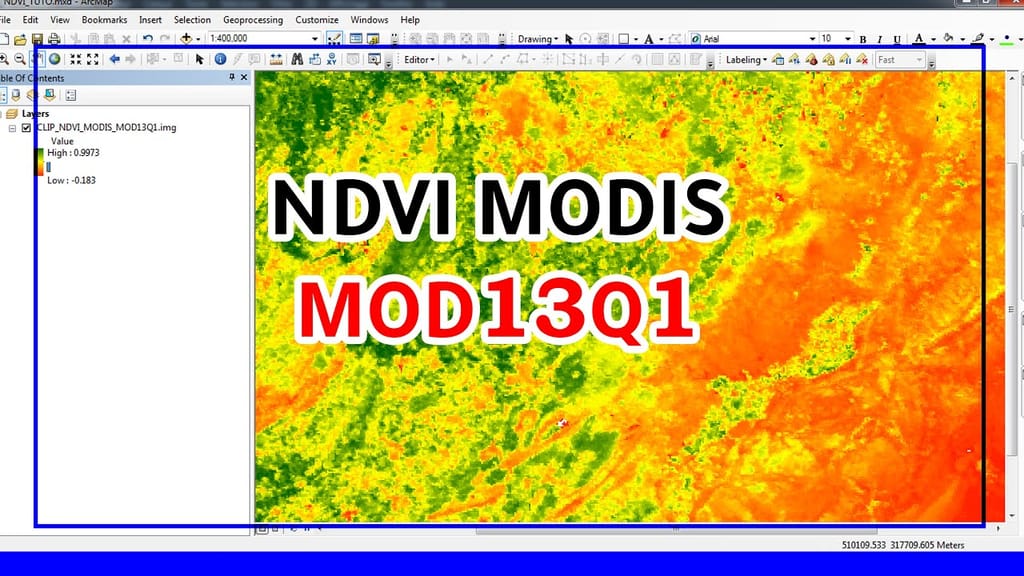 MODIS NDVIデータのダウンロード方法 - Genspark