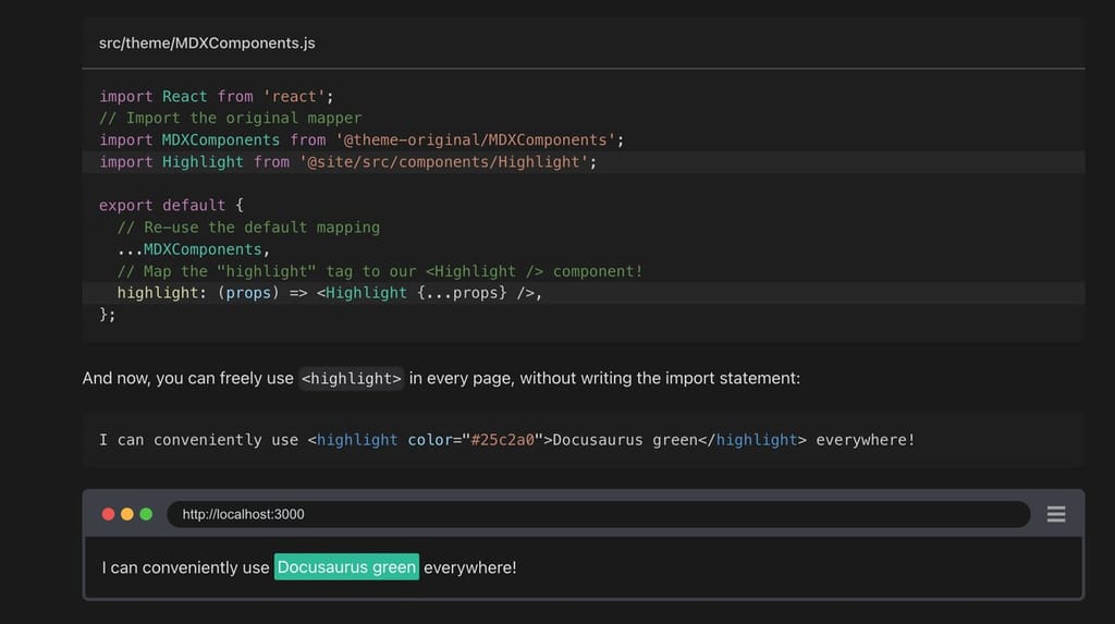 Using Mdx In Docusaurus Tables - Genspark