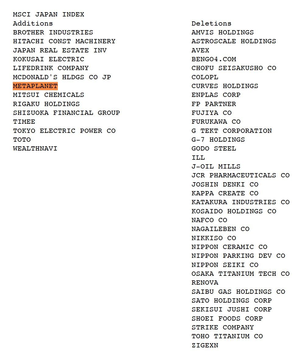 Msciジャパンインデックス主要企業 - Genspark