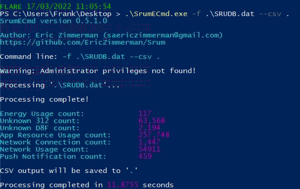 SrumECmdの概要と使用法 - Genspark
