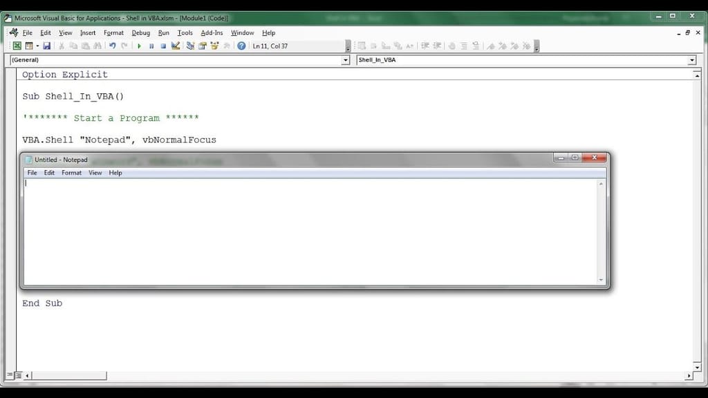 VBAでShell関数を使って起動したウィンドウのハンドルを取得する方法 - Genspark