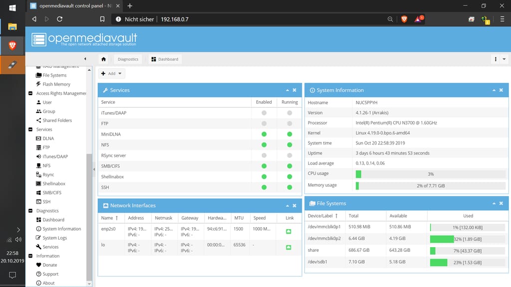 簡単にインストールできるNAS用Linux OS - Genspark