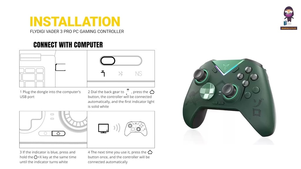 Flydigi Space Station Installation Steps - Genspark