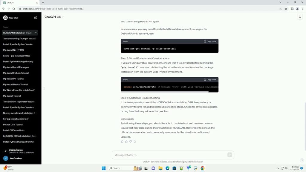 How to Resolve HDBSCAN Build Errors When Installing BERTopic - Genspark
