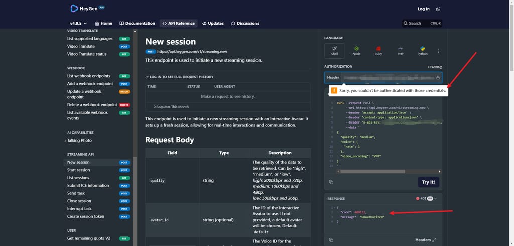 HeyGen APIのセッショントークンについて - Genspark