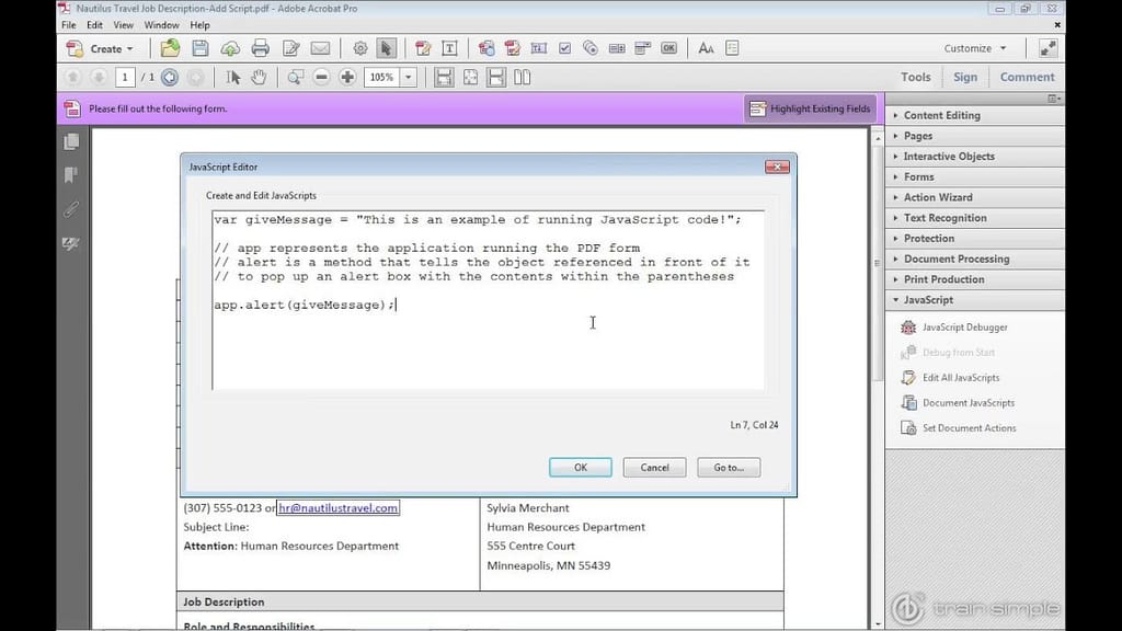 Adobe AcrobatでのJavaScriptサンプルスクリプト - Genspark